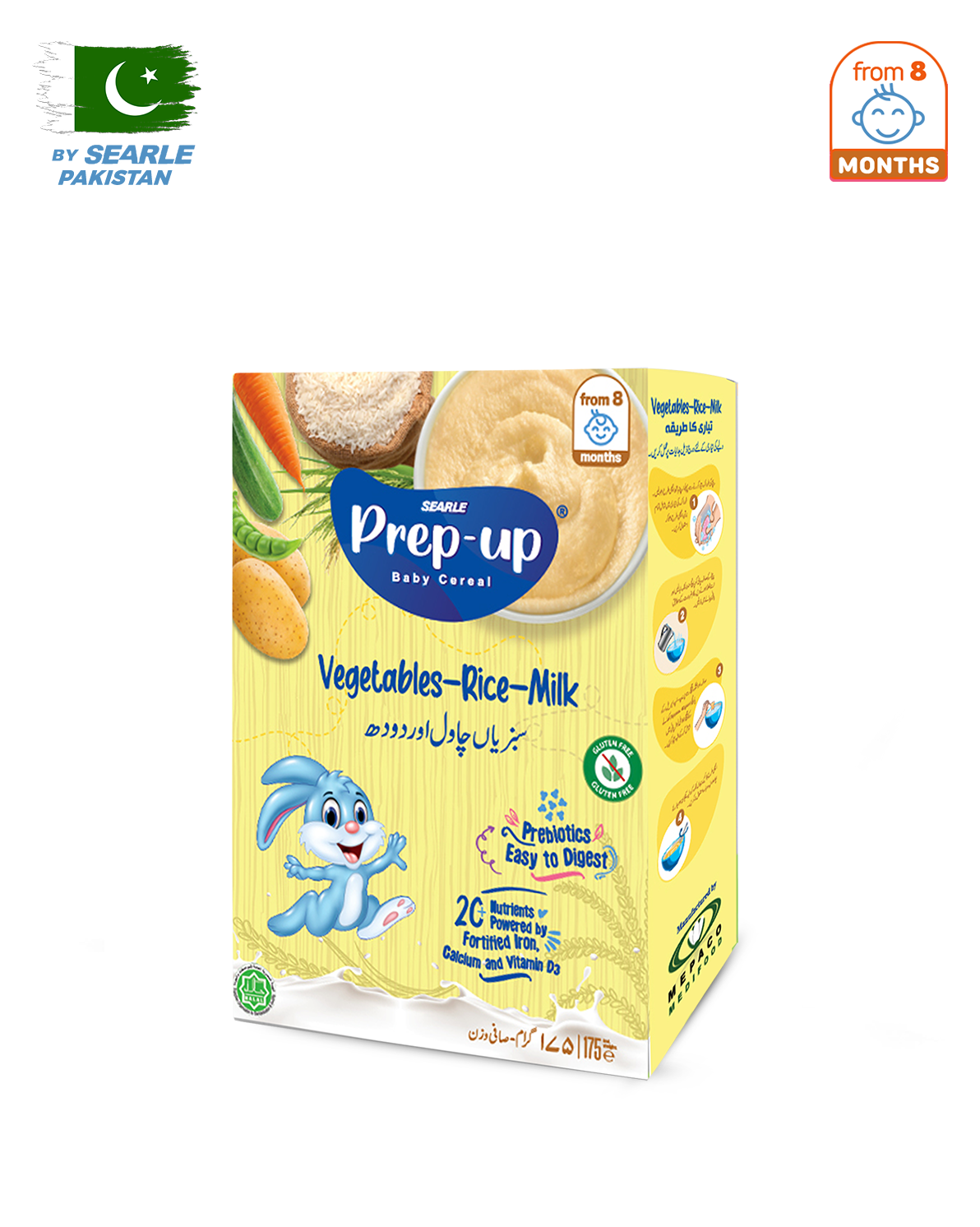 Prepup Vegetables Rice Milk