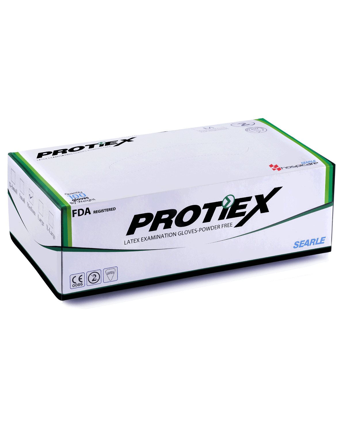 Protiex Latex Examination Gloves (Powdered Free)